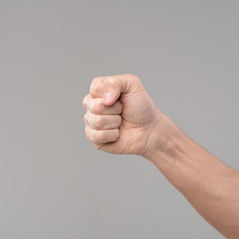 Hand with a Clenched Fist Isolated Stock Image - Image of clenched ... Hand with a Clenched Fist Isolated Stock Image - Image of clenched ...