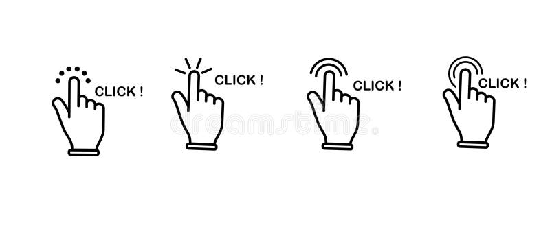 Hand Click, Hand Clicking, Finger, Touch Screen, Pointer, Cursor ...