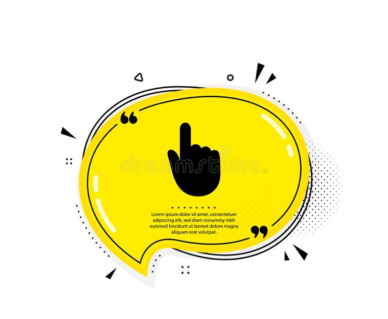 Hand Click Icon. Finger Touch Sign. Vector Stock Vector - Illustration ...