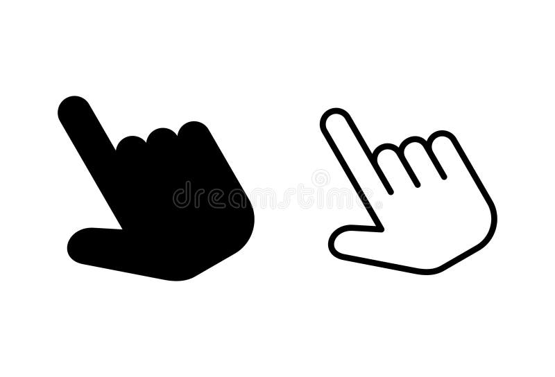 Hand Click Icon . Pointer Icon Vector. Hand Cursor Icon Vector Stock ... Hand Click Icon . Pointer Icon Vector. Hand Cursor Icon Vector Stock ...