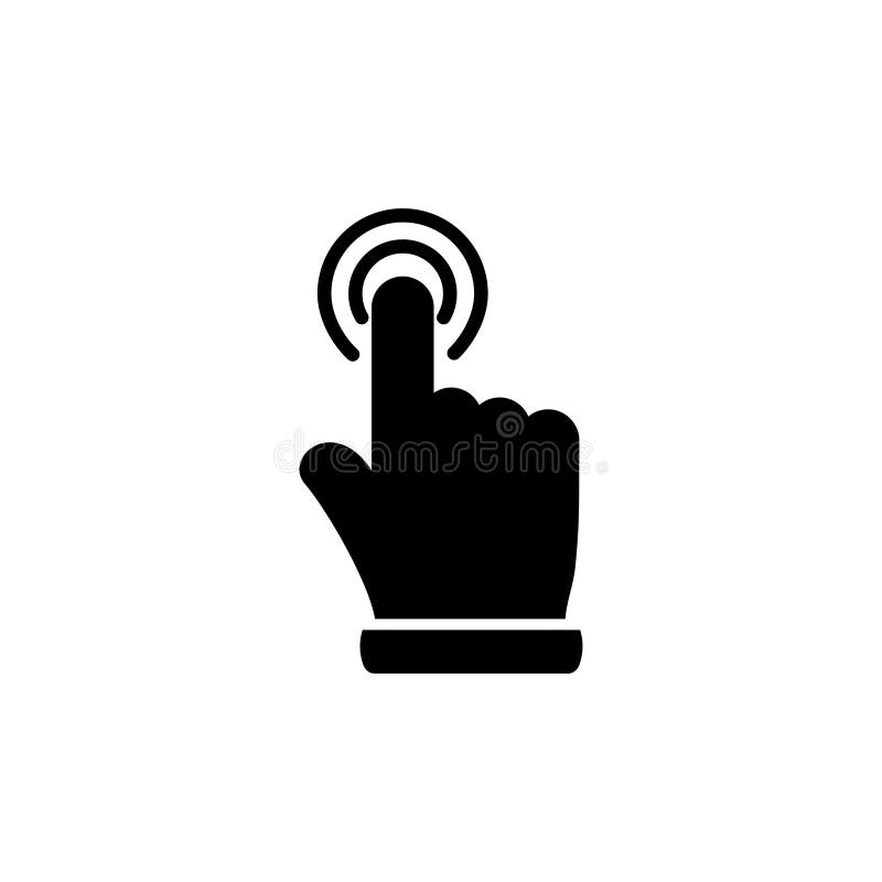 Hand Click Icon . Clicking Finger Icon. Pointer Icon Stock Illustration ... Hand Click Icon . Clicking Finger Icon. Pointer Icon Stock Illustration ...