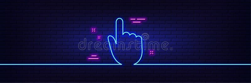 Click Here Neon Stock Illustrations – 174 Click Here Neon Stock ...