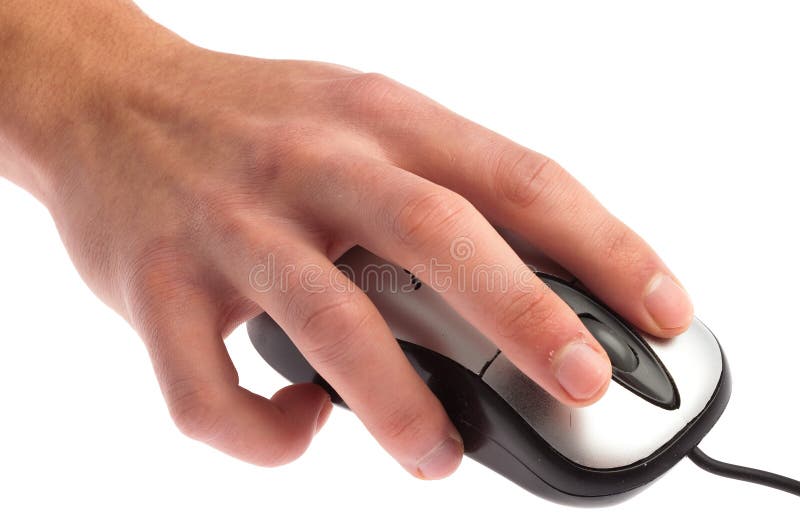 Hand Moving Mouse stock image. Image of move, work, hand - 95269