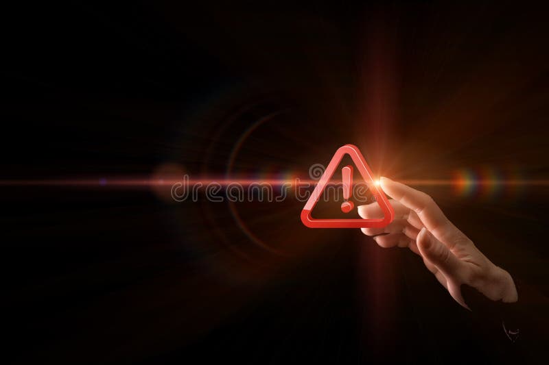 Hand clicks on the brain. stock photo. Image of human - 106643020