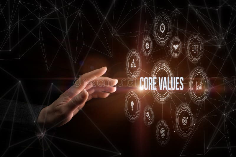 Hand Clicks on an Iso Standards Interface Stock Photo - Image of icon ...