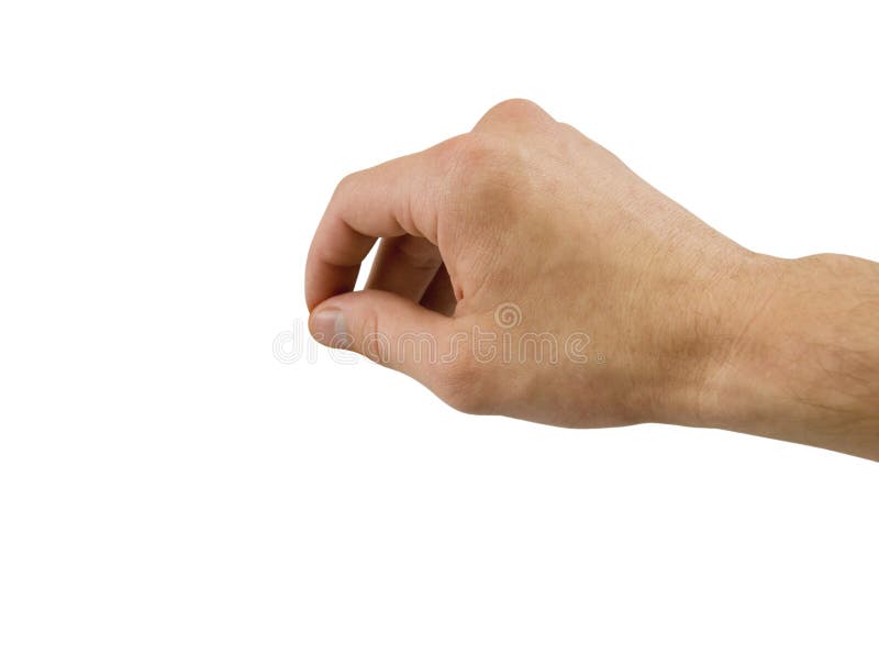 Hand with clipping path stock image. Image of thumb, finger - 8408415