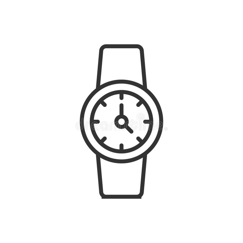 Hand Clock Icon stock illustration. Illustration of schedule - 374104296