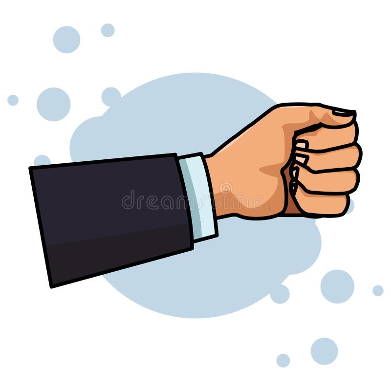 Hand closed illustration stock vector. Illustration of creative - 136401345
