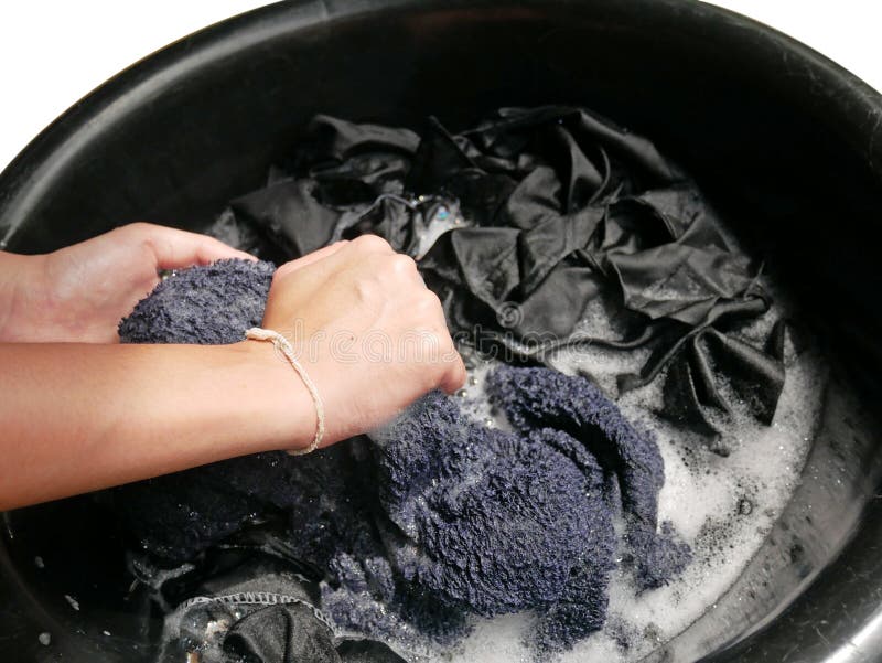 Hand clothes washing stock image. Image of compounds - 79897433