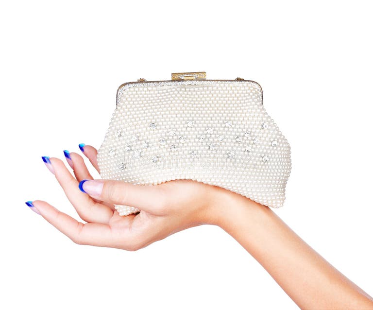Hand with clutch stock photo. Image of manicure, fingernail - 21837066