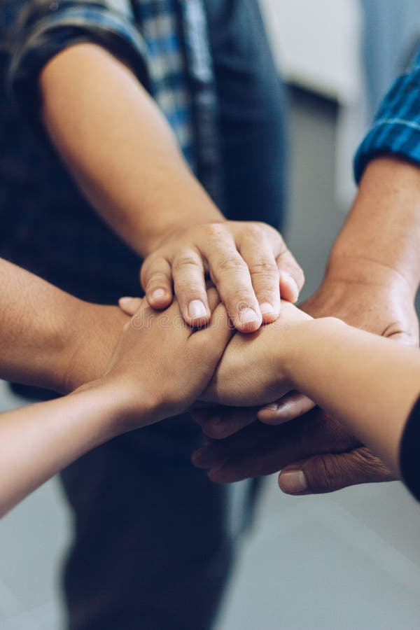 Collaboration Hand Black Marker Stock Image - Image of help ...