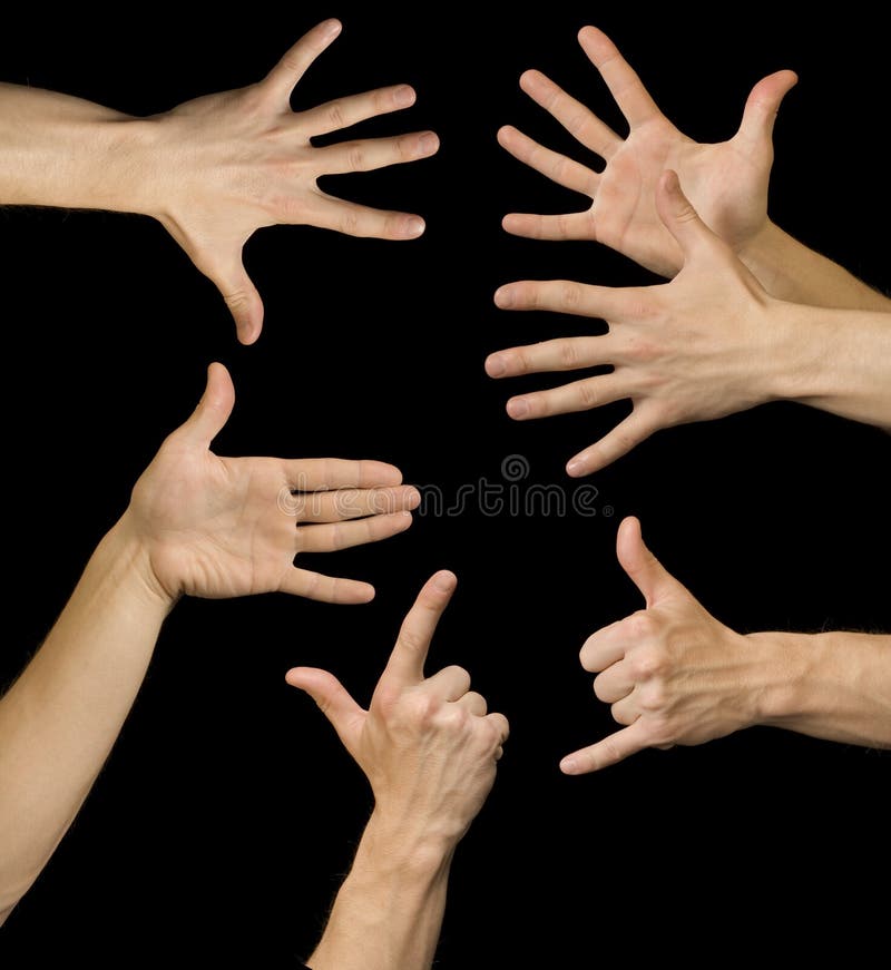 Hand collage. stock photo. Image of studio, nails, black - 3647952