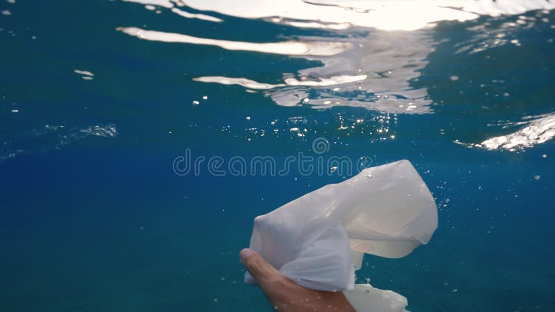 Plastic Waste Floating in the Ocean Stock Footage - Video of trash ...