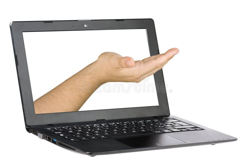 Hand coming out from cloud stock photo. Image of office - 159552120