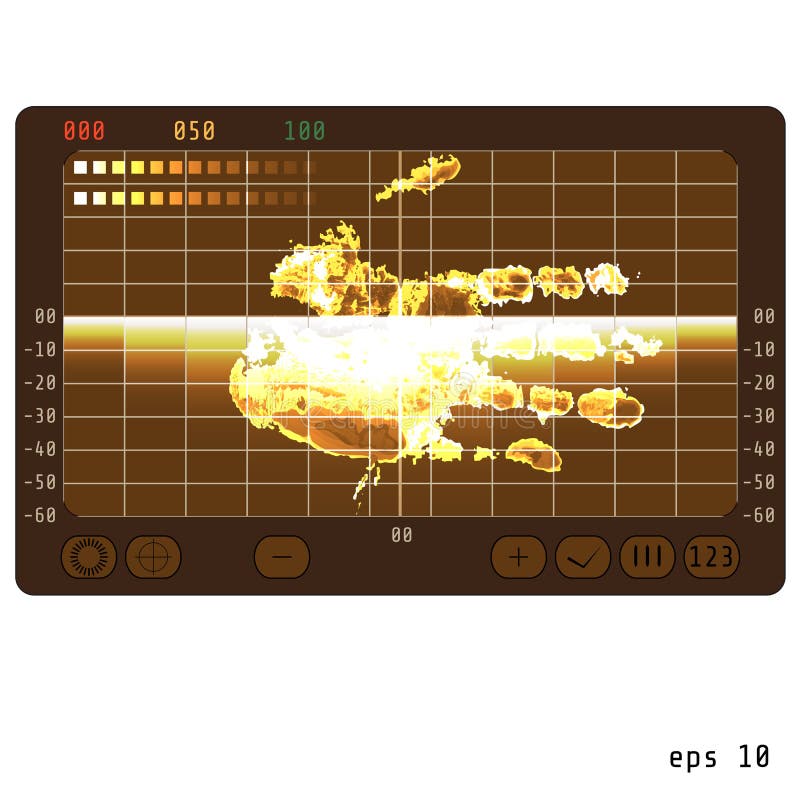 Hand-compact Thermal Scanner. Vector Stock Vector - Illustration of ...