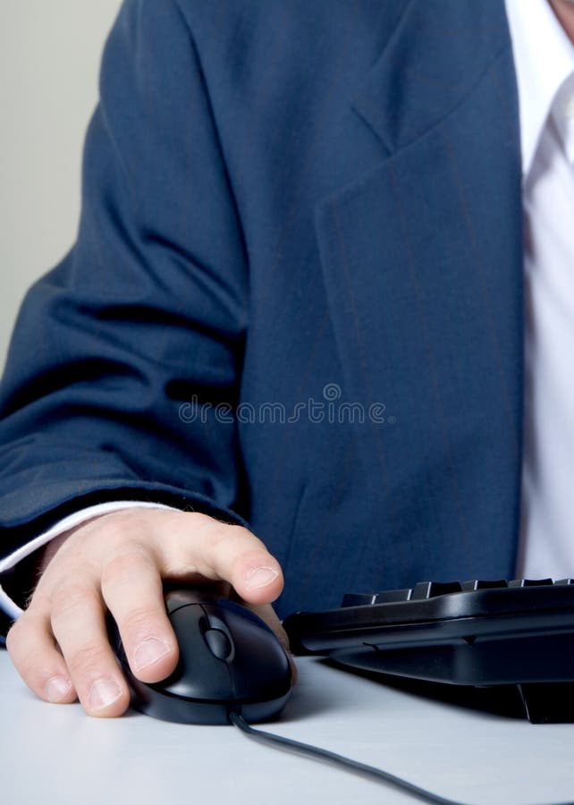 Computer hand shake stock image. Image of hand, businessman - 4969507