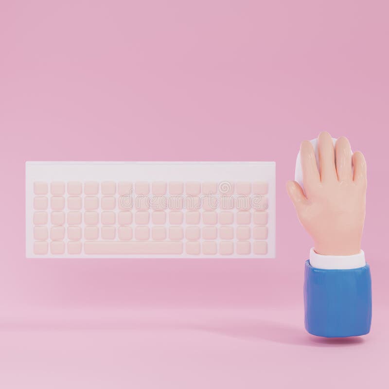 Hand Working Mouse Stock Illustrations – 630 Hand Working Mouse Stock ...