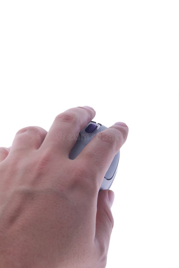 Hand On Computer Mouse Picture. Image: 4609357