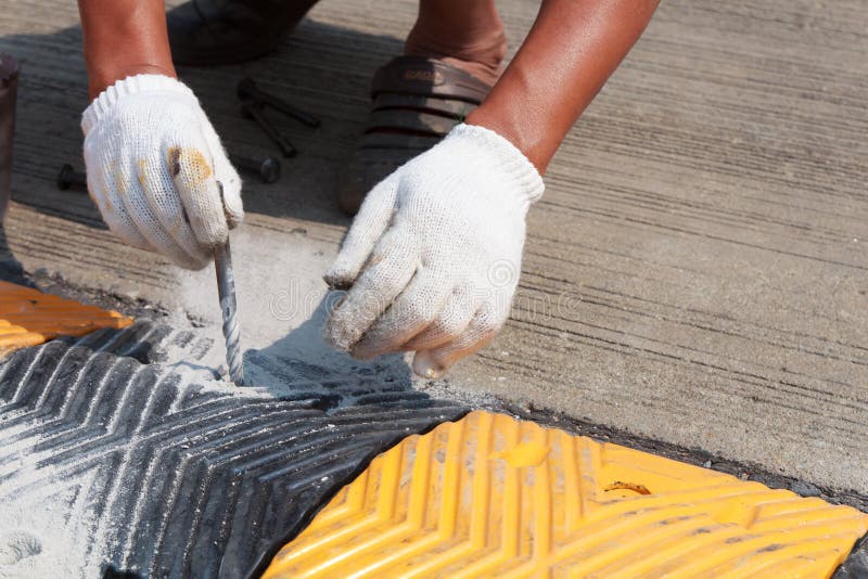 Hand of Construction Worker Stock Image - Image of mechanic, hand: 37879399