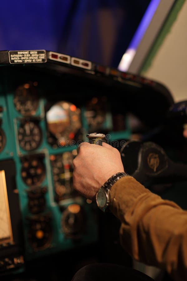 Hand on control column stock image. Image of people, equipment - 17854079