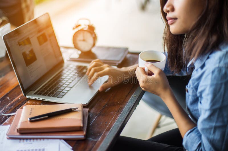 Hand Control on a Laptop Touchpad Stock Image - Image of grey, notebook ...