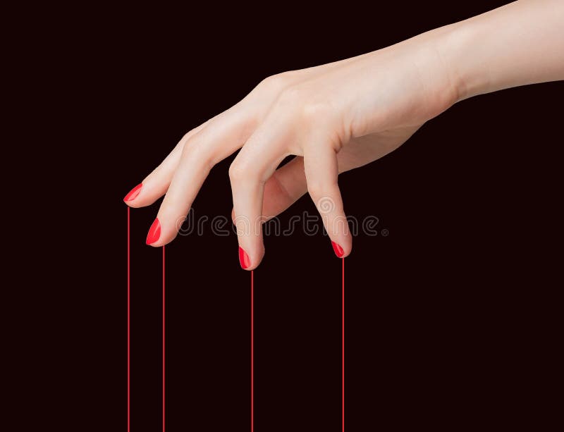Hand Controlling Marionette, Symbolizing Authority and Leadership ...