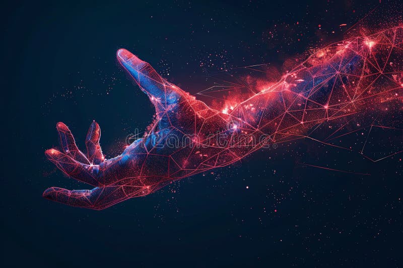 Hand Conveying Silent Communication with Wireframe Connection. Abstract ...