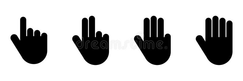 Counting Finger Zero Stock Illustrations – 205 Counting Finger Zero ...