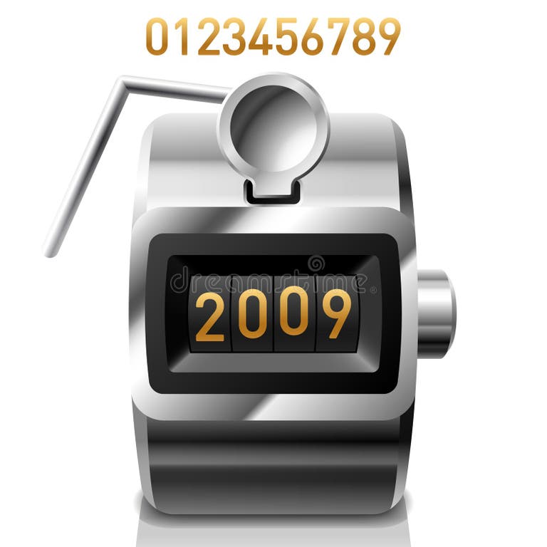 Hand Tally Counter Vector Stock Illustrations – 406 Hand Tally Counter ...