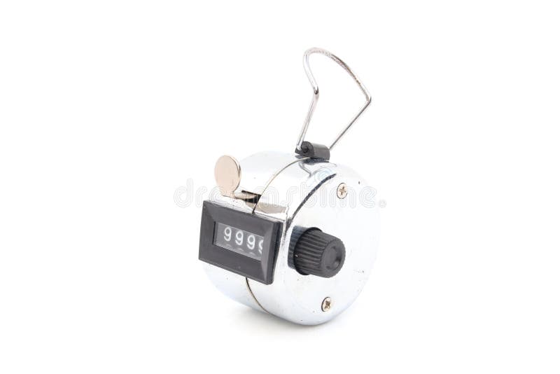 Hand counter clicker stock image. Image of display, business - 38059307