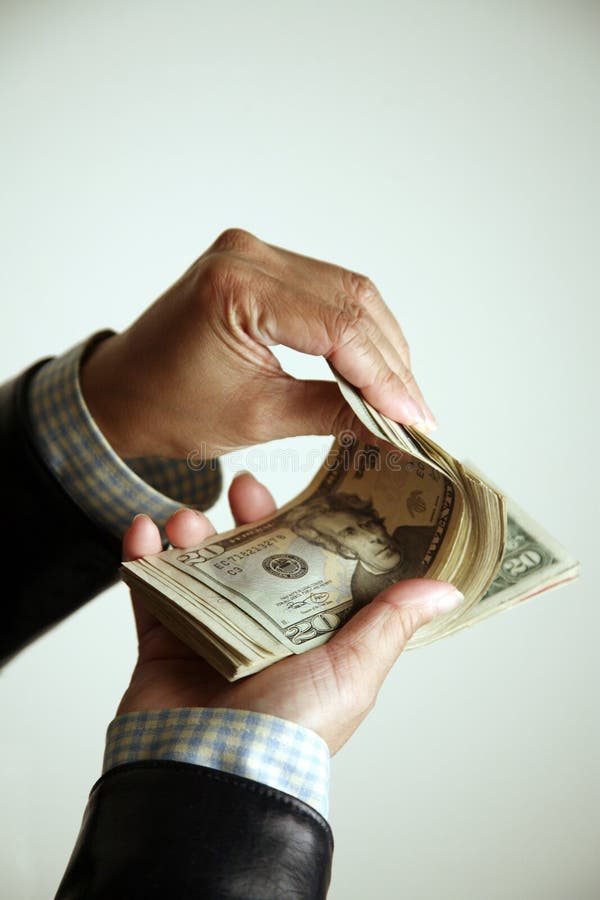 Hand counting money stock photo. Image of count, hold - 6693930