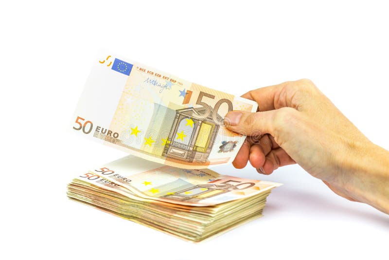 Paying 500 Euro stock photo. Image of giving, economics - 3694072