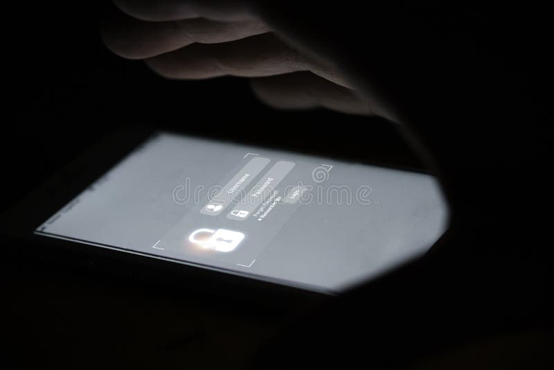 Hand Cover To Smartphone Monitor with Username and Password Screen for ...