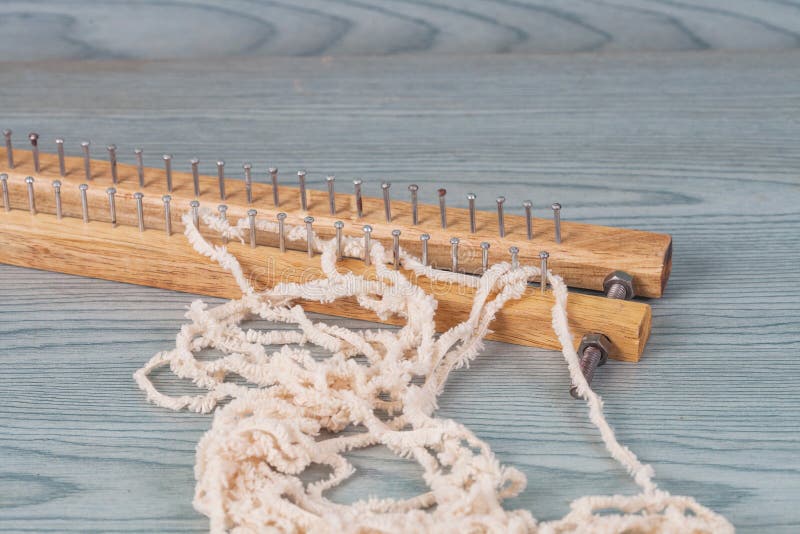 Hand Craft Tool Yarn and Knitting Stock Image - Image of stitch, woolen ...