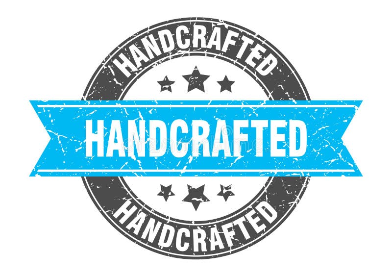 Hand Crafted Banner. Hand Crafted Speech Bubble Label Set Stock Vector ...