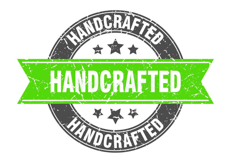 Hand crafted stamp stock vector. Illustration of vignette - 196542862