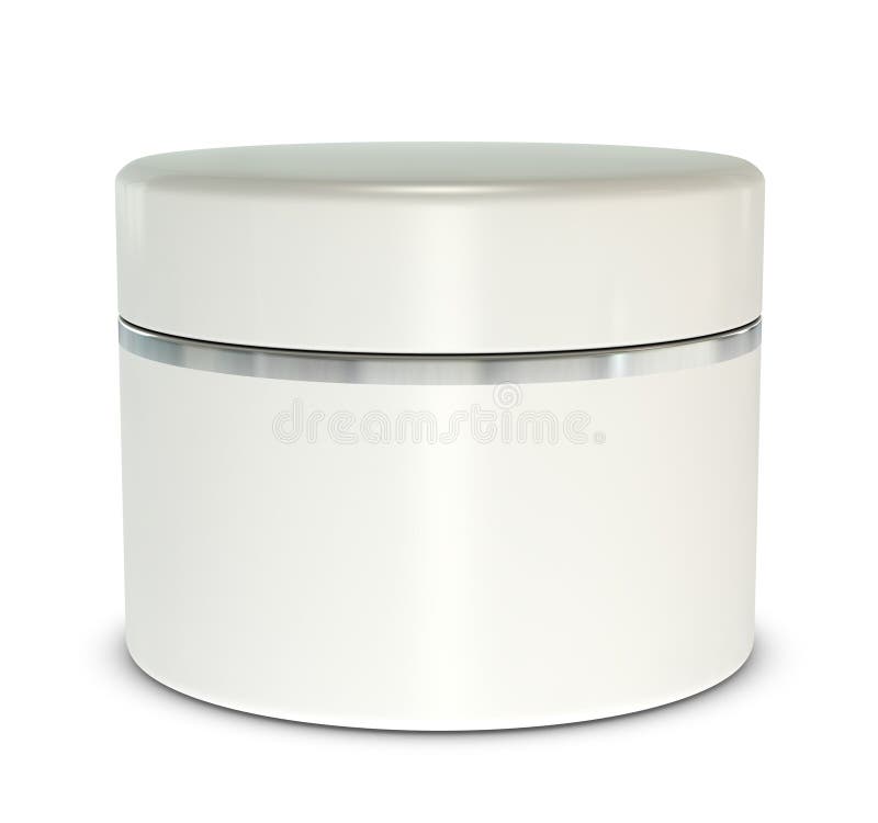 White hand cream box stock illustration. Illustration of bottle - 18095616