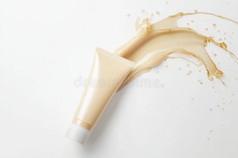 Hand Cream Tube Mockup Showcasing Elegant Design and Smooth Texture ...