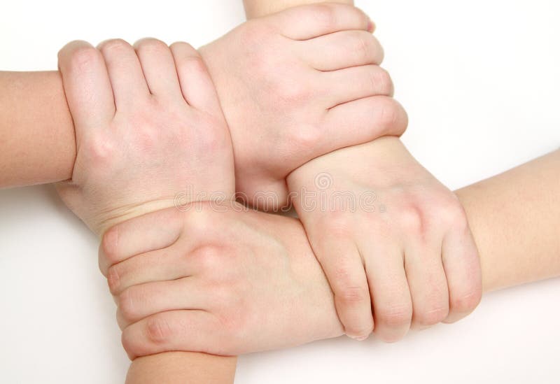 Hand cross stock image. Image of play, white, four, youth - 23824957
