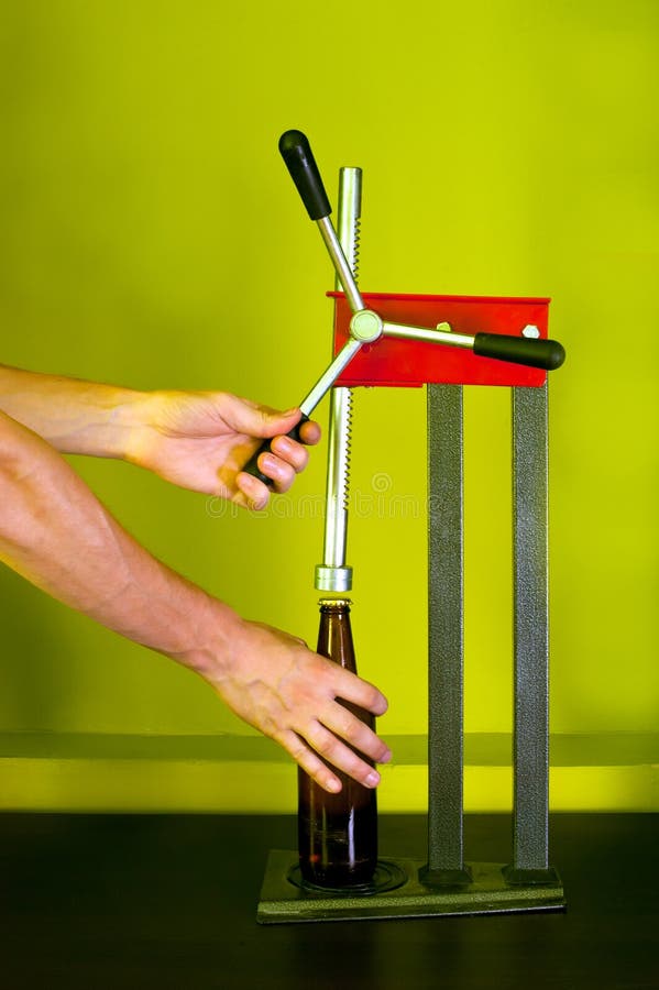 Hand crowner stock image. Image of green, brewery, hand - 25846429