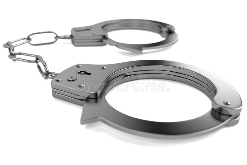 Hand cuffs stock illustration. Illustration of locked - 18988432
