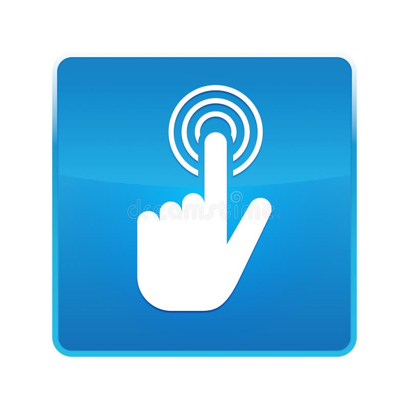 Click Here Blue Square Isolated Web Button Stock Vector - Illustration ... Click Here Blue Square Isolated Web Button Stock Vector - Illustration ...