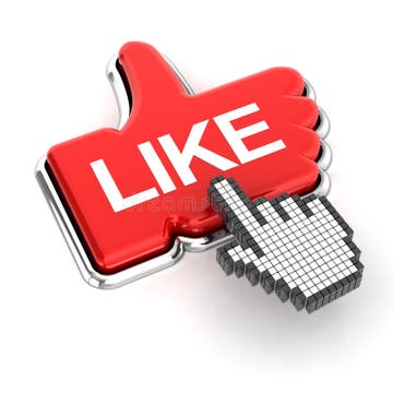 Push Like Button Stock Illustrations – 2,002 Push Like Button Stock ...