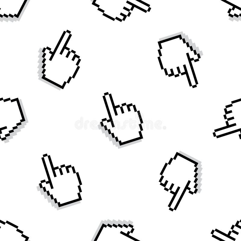 Hand Cursor Computer Wallpaper Stock Vector - Illustration of ...