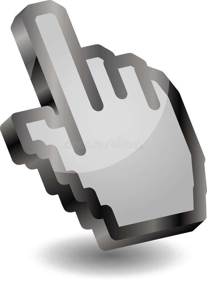 Hand, Cursor, Cursor Main, Mouse Pointers Stock Vector - Illustration ...