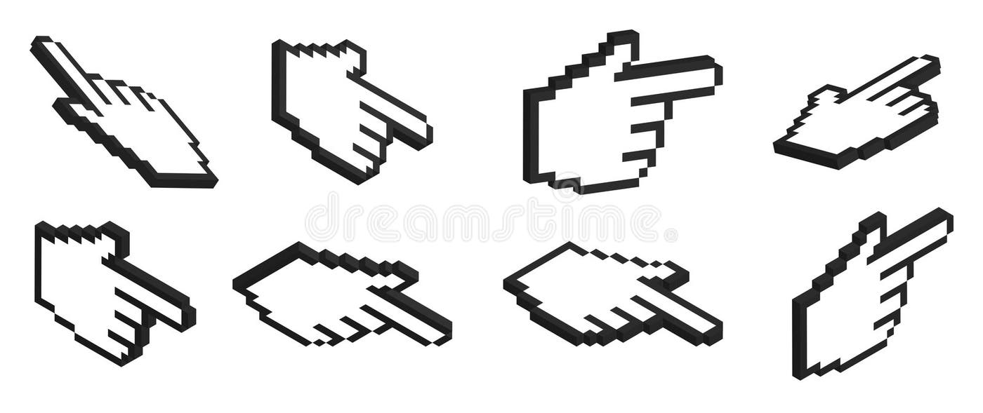 Pointing Finger Cursor Mouse Stock Illustrations – 1,832 Pointing ...