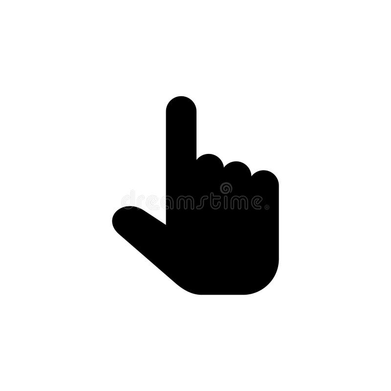 Hand Cursor Icon. Cursor Vector. Hand Cursor Icon Clik Stock Vector ...