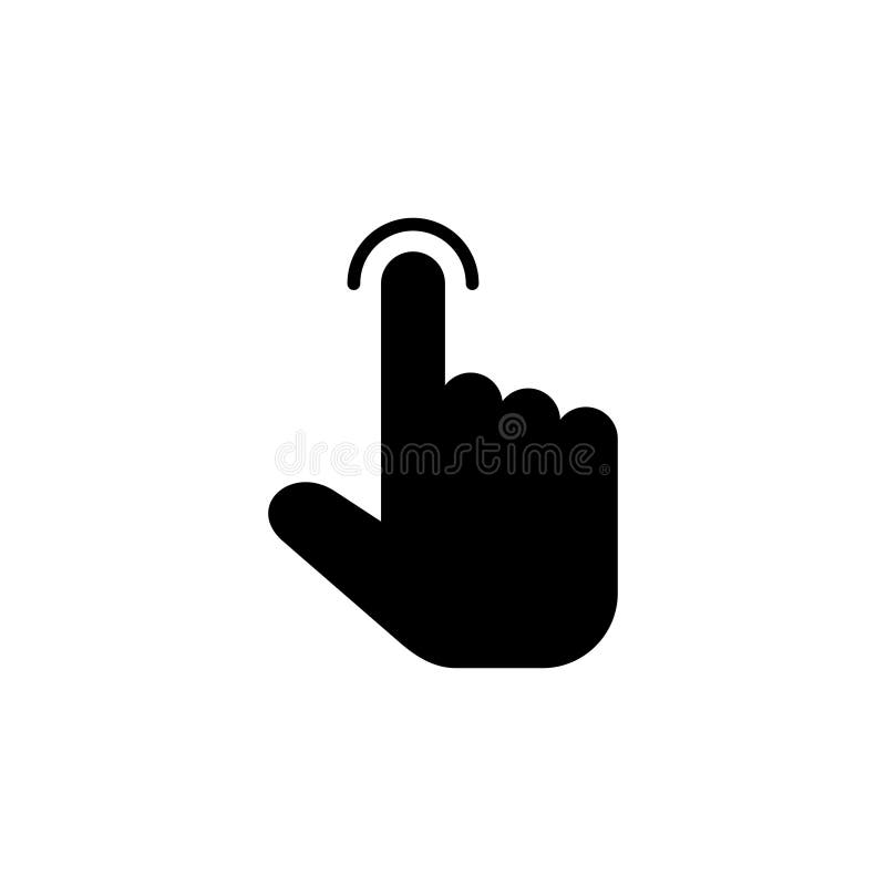 Hand Cursor Icon. Cursor Icon. Hand Cursor Icon Clik Stock Vector ...