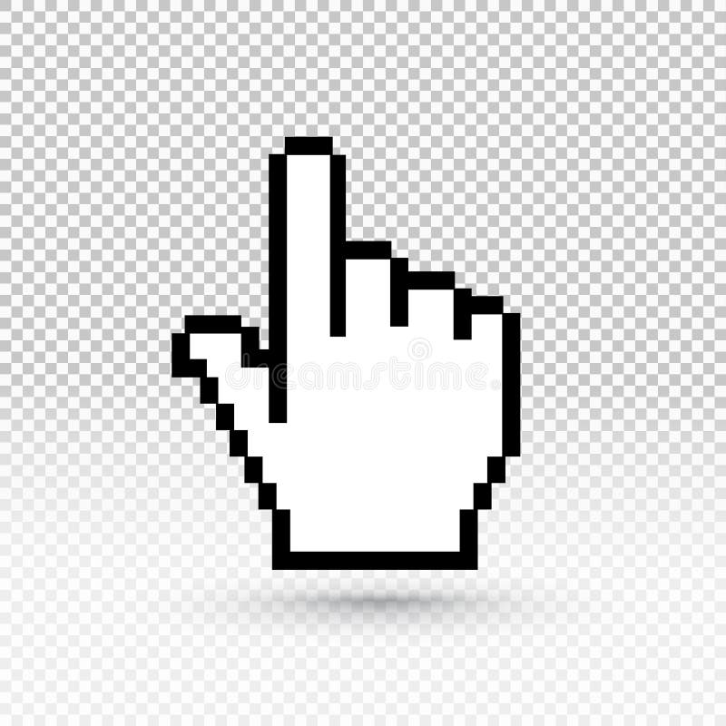 Hand Cursor Icon. Vector Illustration EPS 10. Flat Design Stock ... Hand Cursor Icon. Vector Illustration EPS 10. Flat Design Stock ...