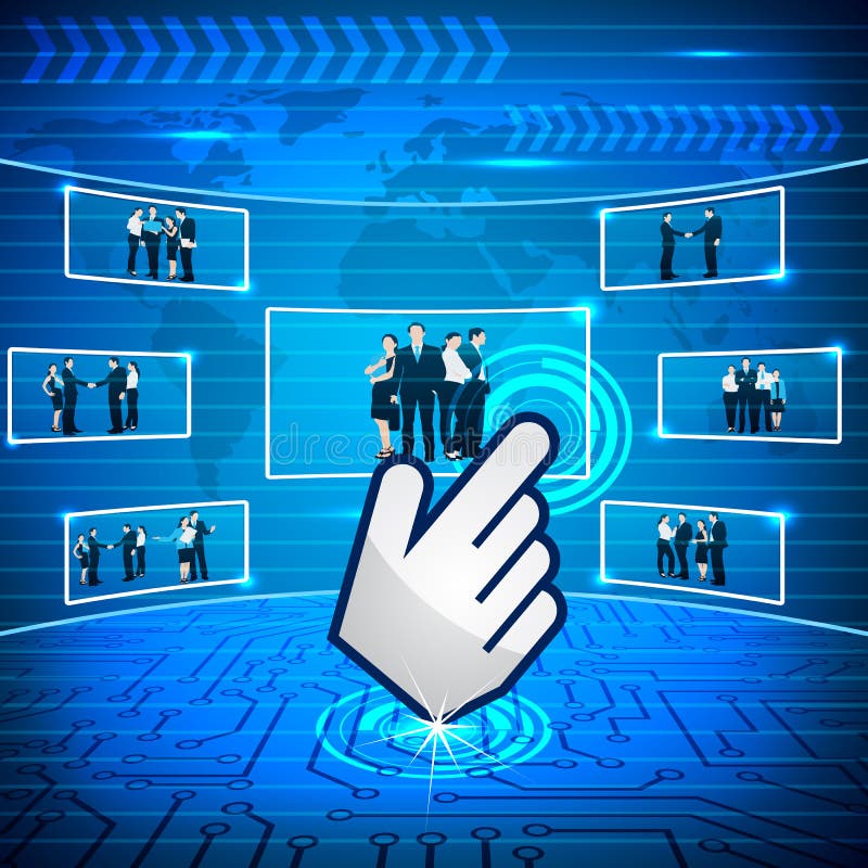 Business Team in Progress stock vector. Illustration of brochure - 30445891